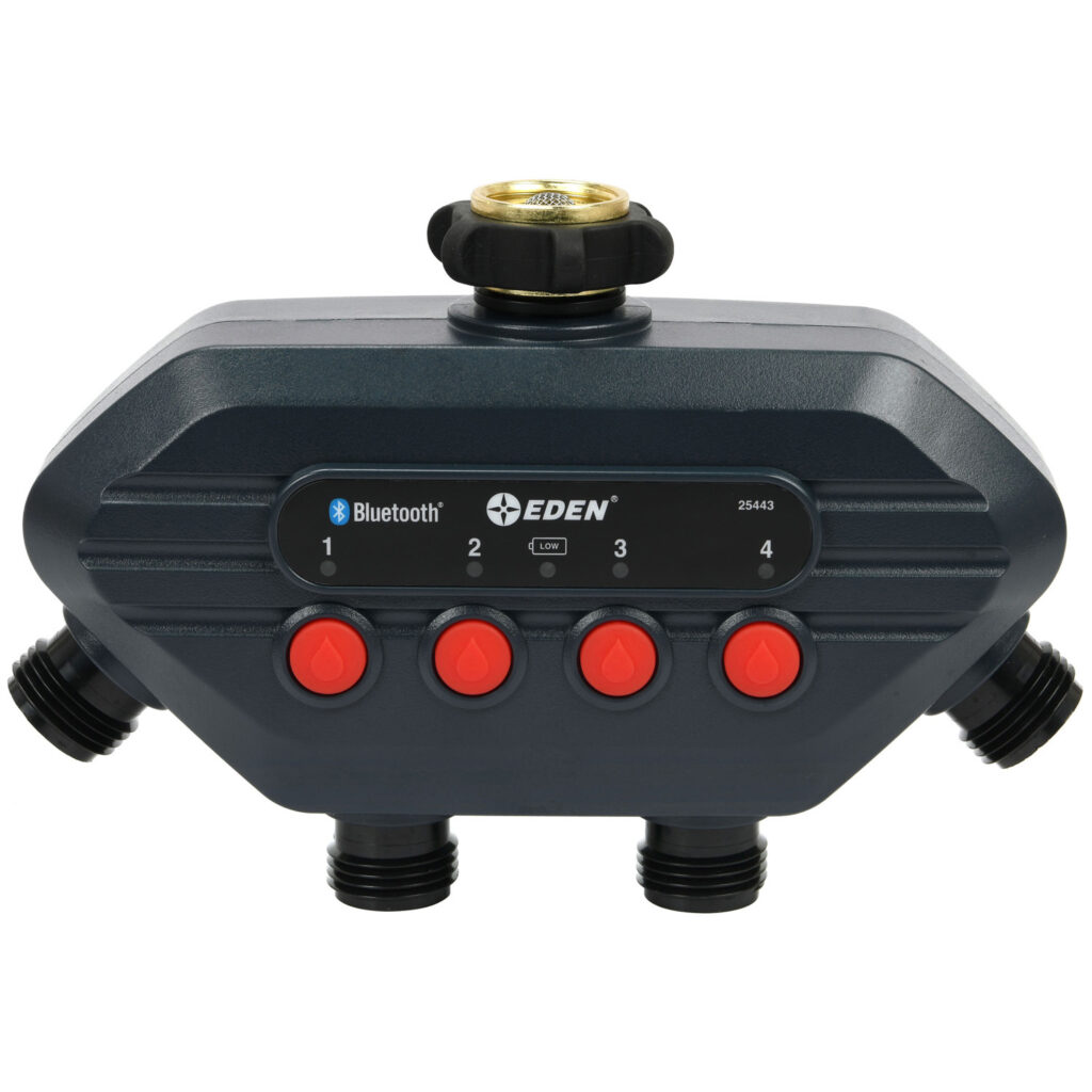 4-Zone Bluetooth® Water Timer - Eden Garden