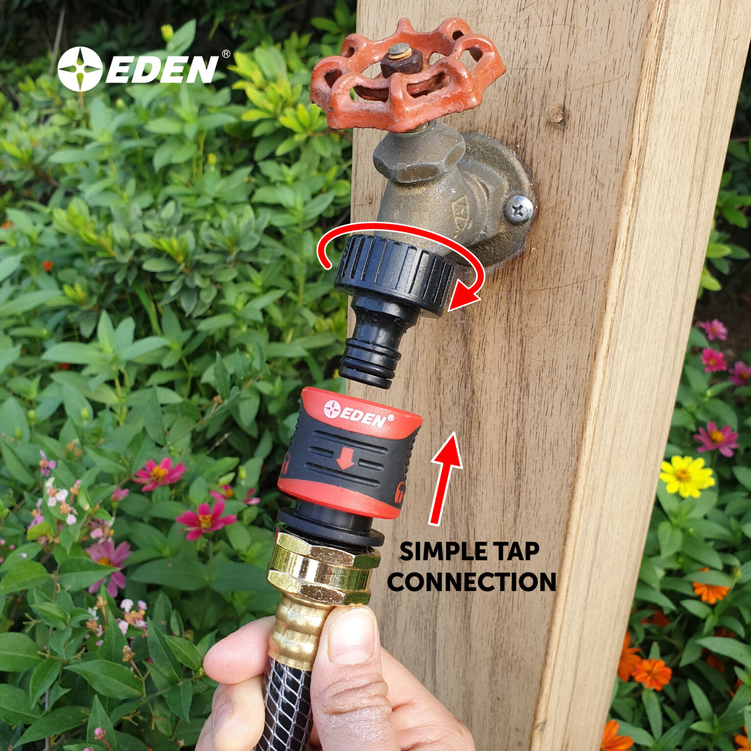 Premium Quick Snap and Lock Easy Connection Kit - Eden Garden
