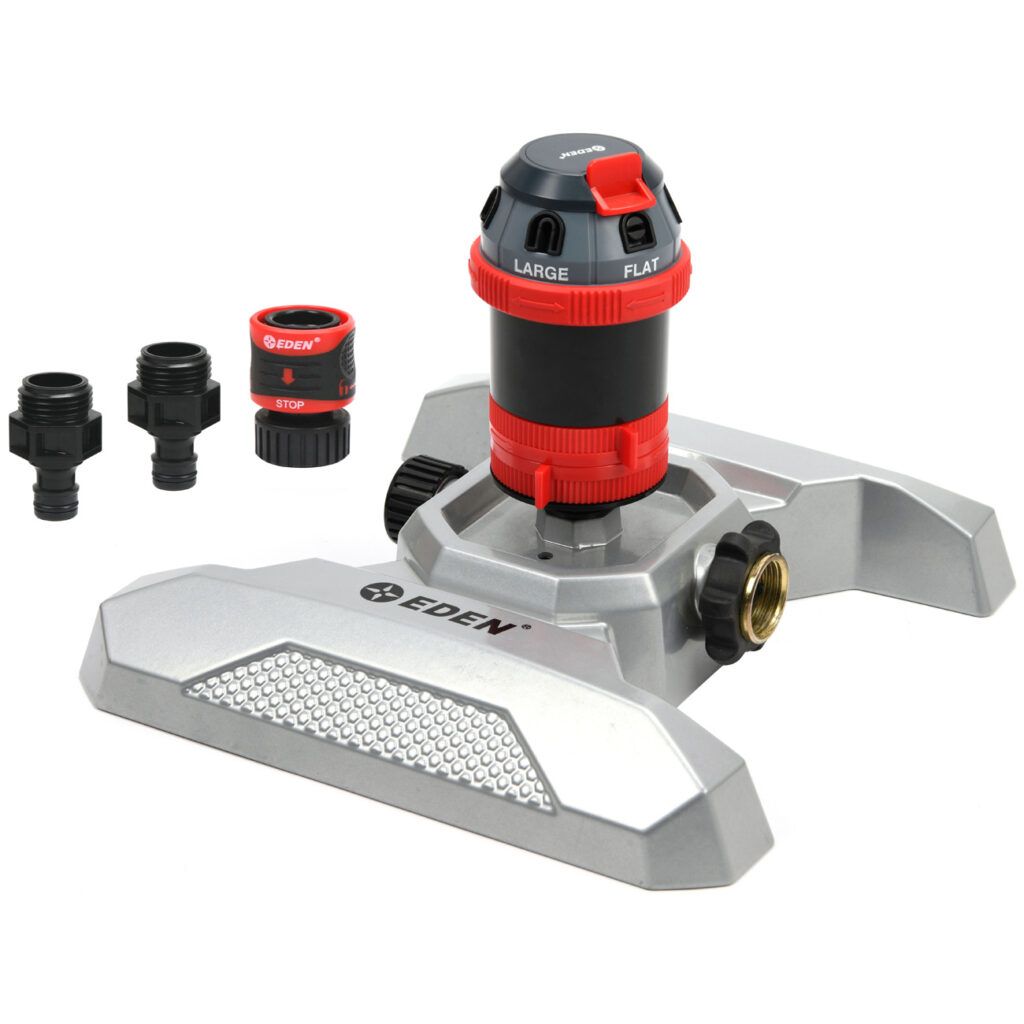 6-Pattern Mobile Rotary Gear Drive Sprinkler - Eden Garden