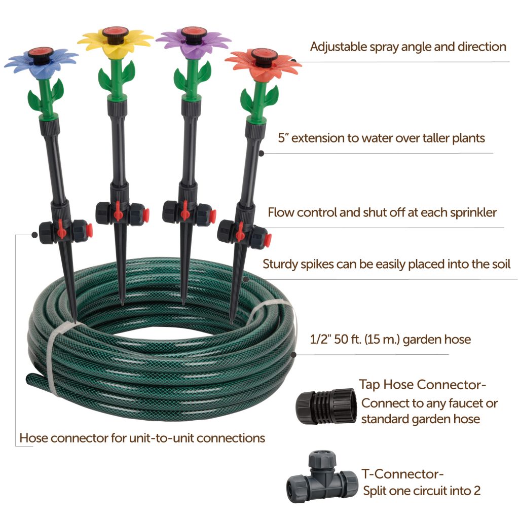 Flex-Design Daisy Sprinkler Set - Eden Garden
