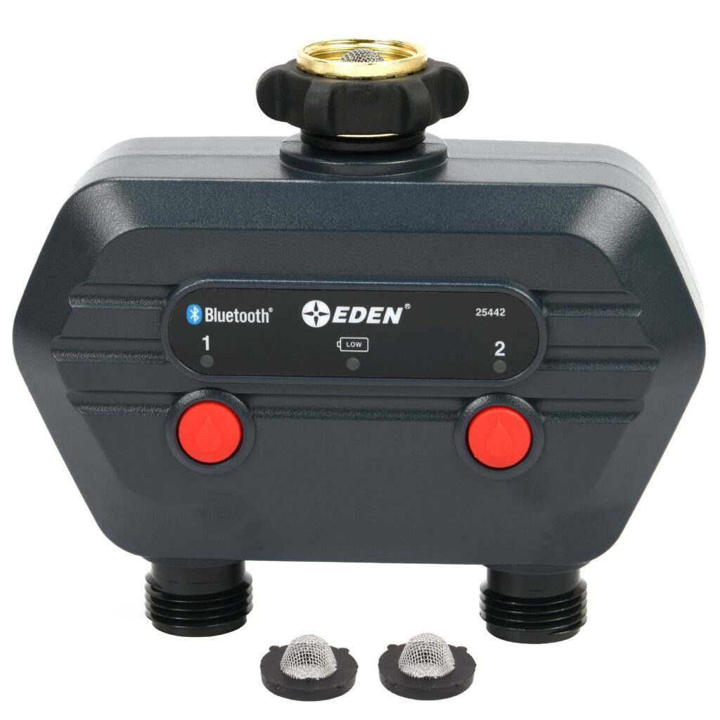 2-Zone Bluetooth Smart Water Hose Timer - Eden Garden