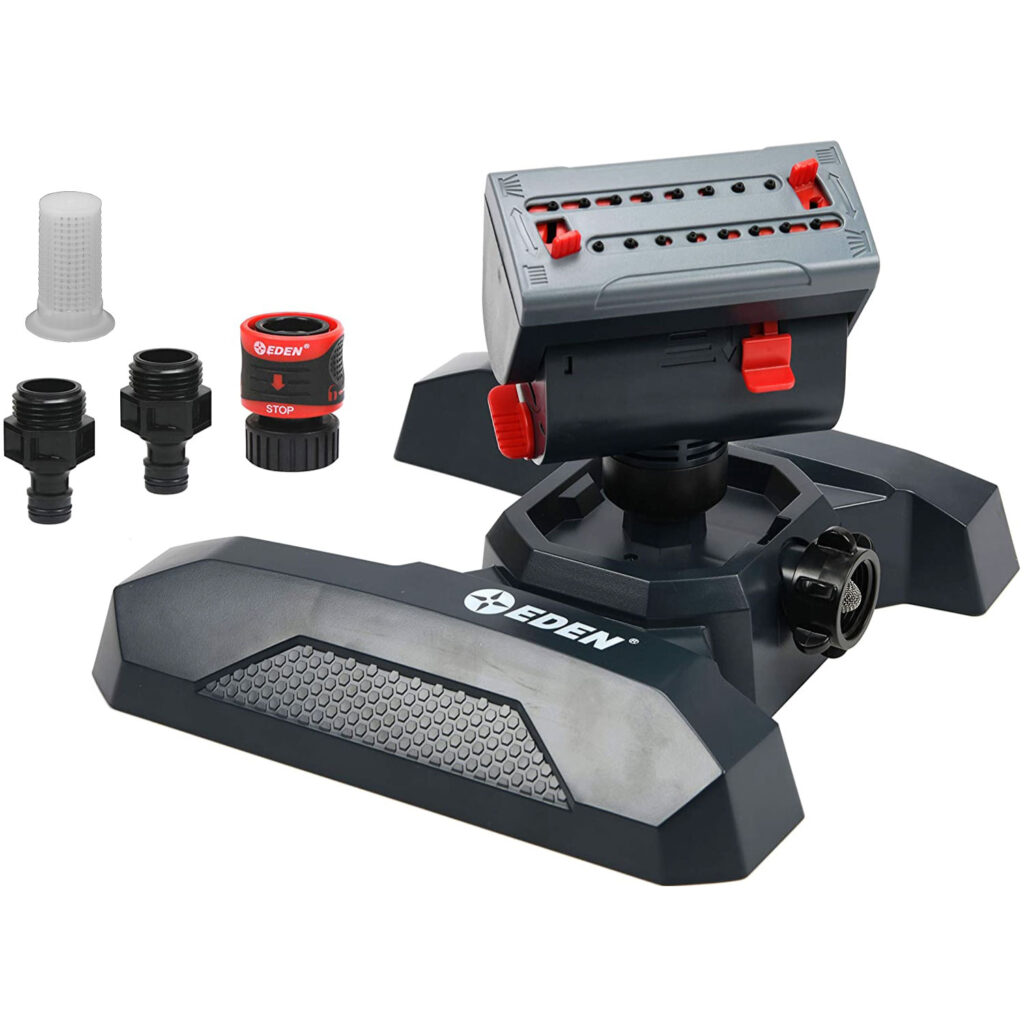 Mini Oscillating Sprinkler with Heavyweight Base - Eden Garden