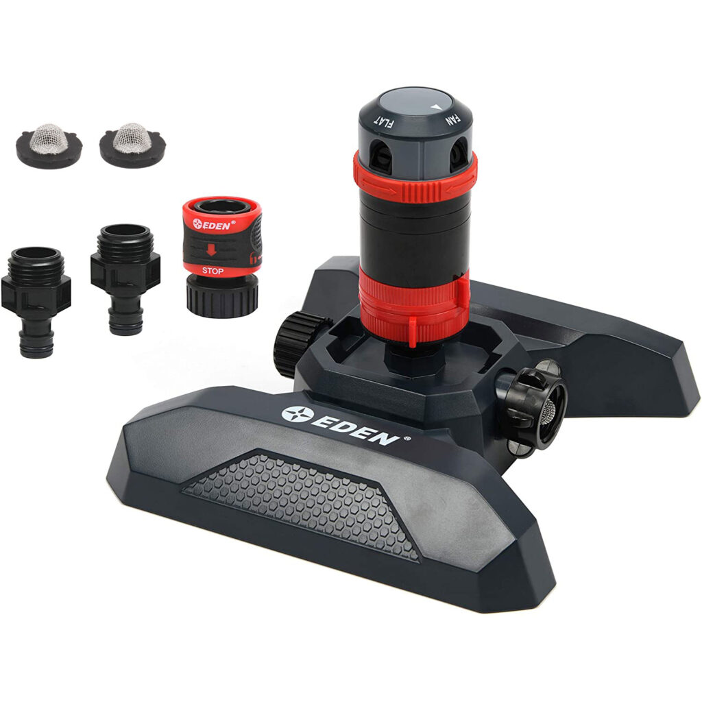 4-Pattern Mobile Rotary Gear Drive Sprinkler - Eden Garden