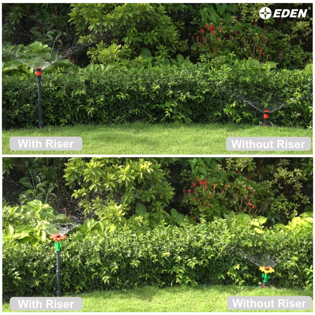 5” Sprinkler Risers, 10-Piece Set - Eden Garden