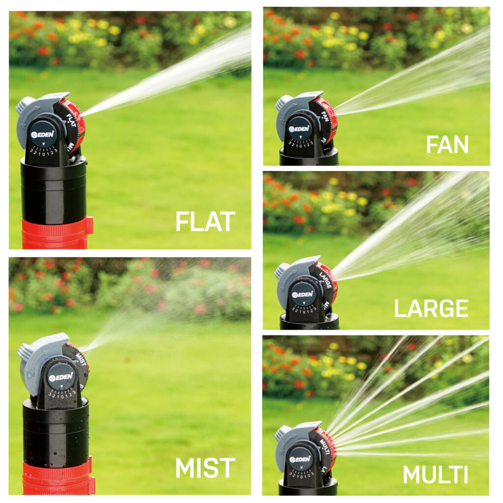 5-Pattern Rotary Sprinkler Head - Eden Garden