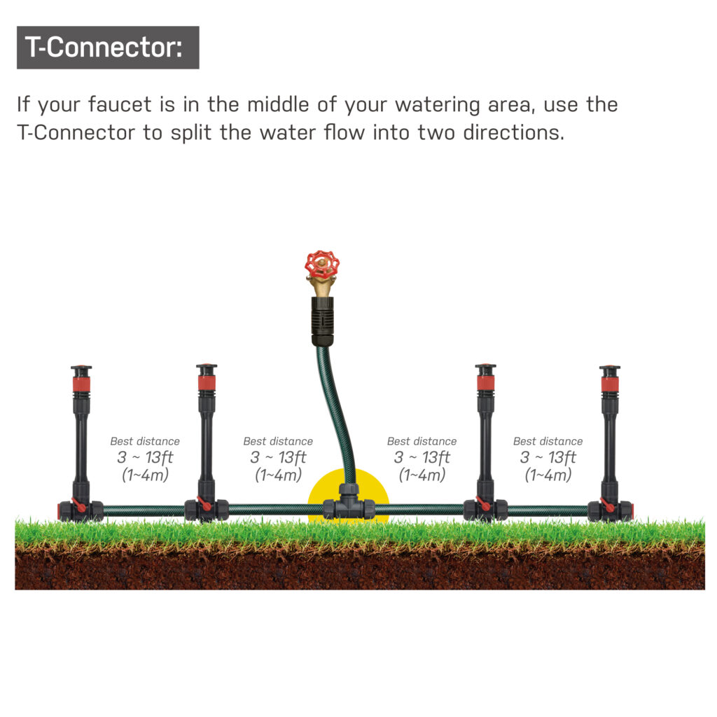 DIY Garden Hose and Faucet Connector – 10-Piece Set - Eden Garden