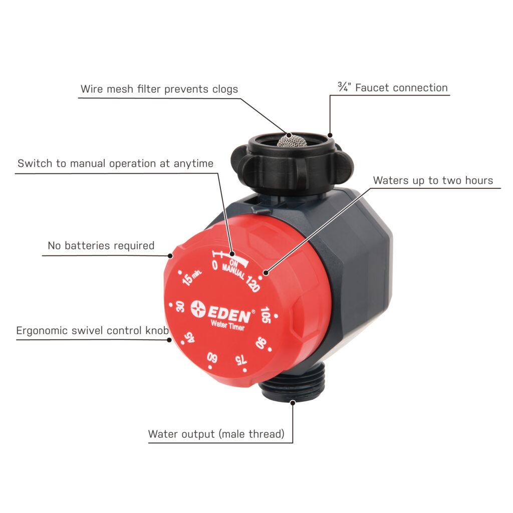 One-Zone Mechanical Water Timer - Eden Garden