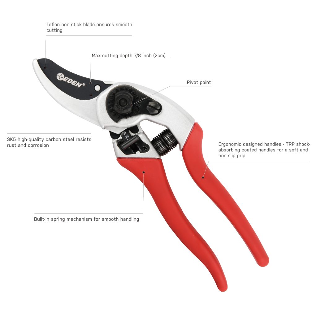 Adjustable Bypass Pruning Shears - Eden Garden