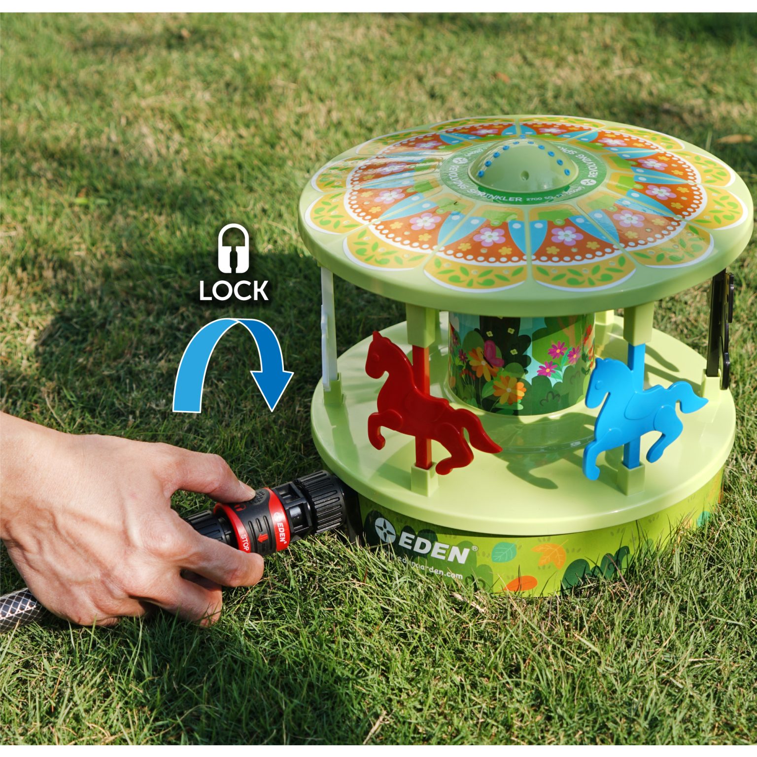 Green Revolving Sprinkler - Eden Garden