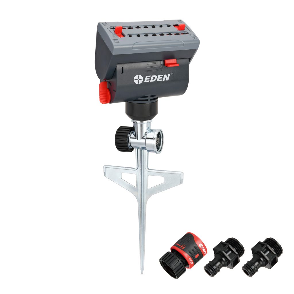 Mini Oscillating Sprinkler with Step Spike - Eden Garden