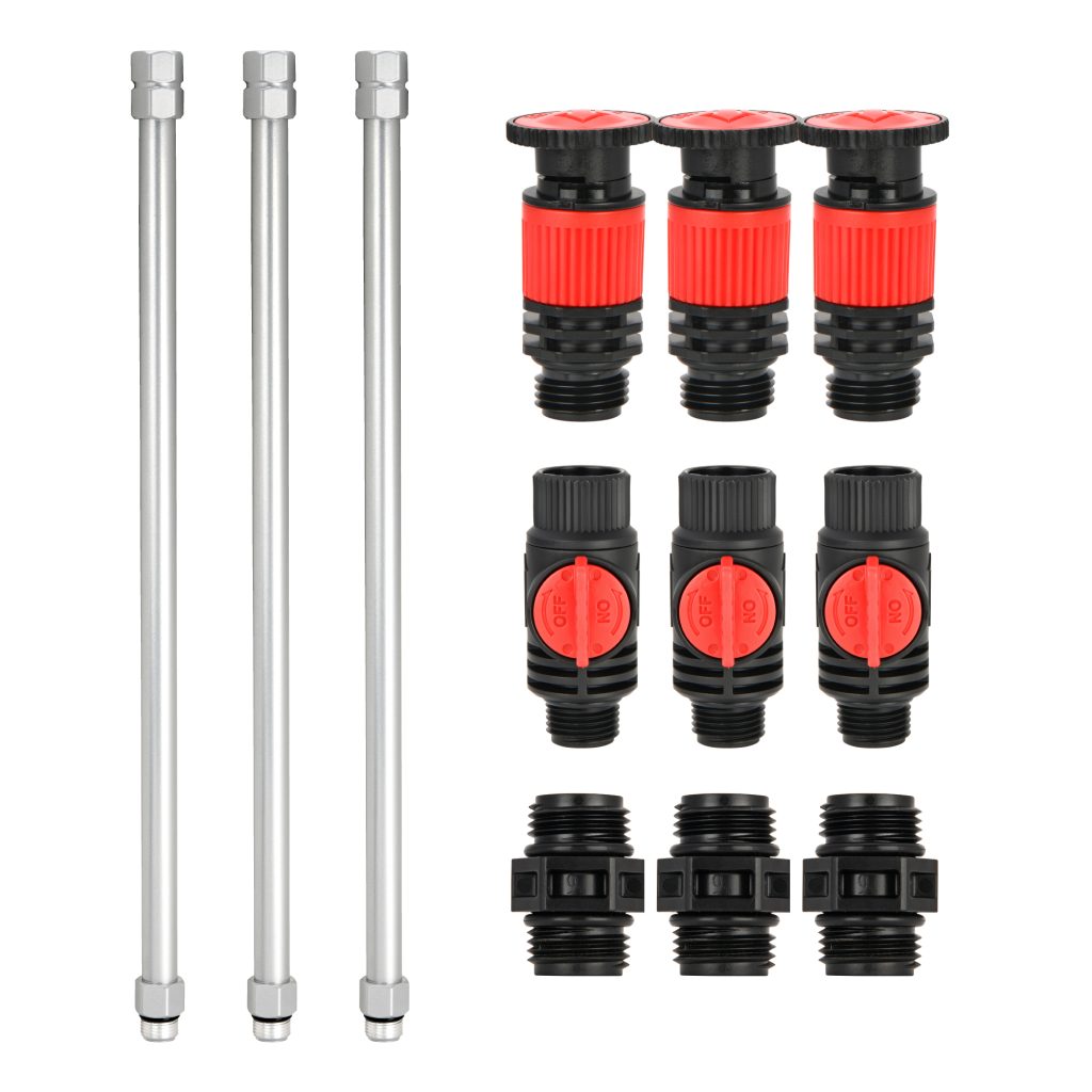 12-Piece Multi-Adjustable Sprinkler with Metal Extension Set - Eden Garden